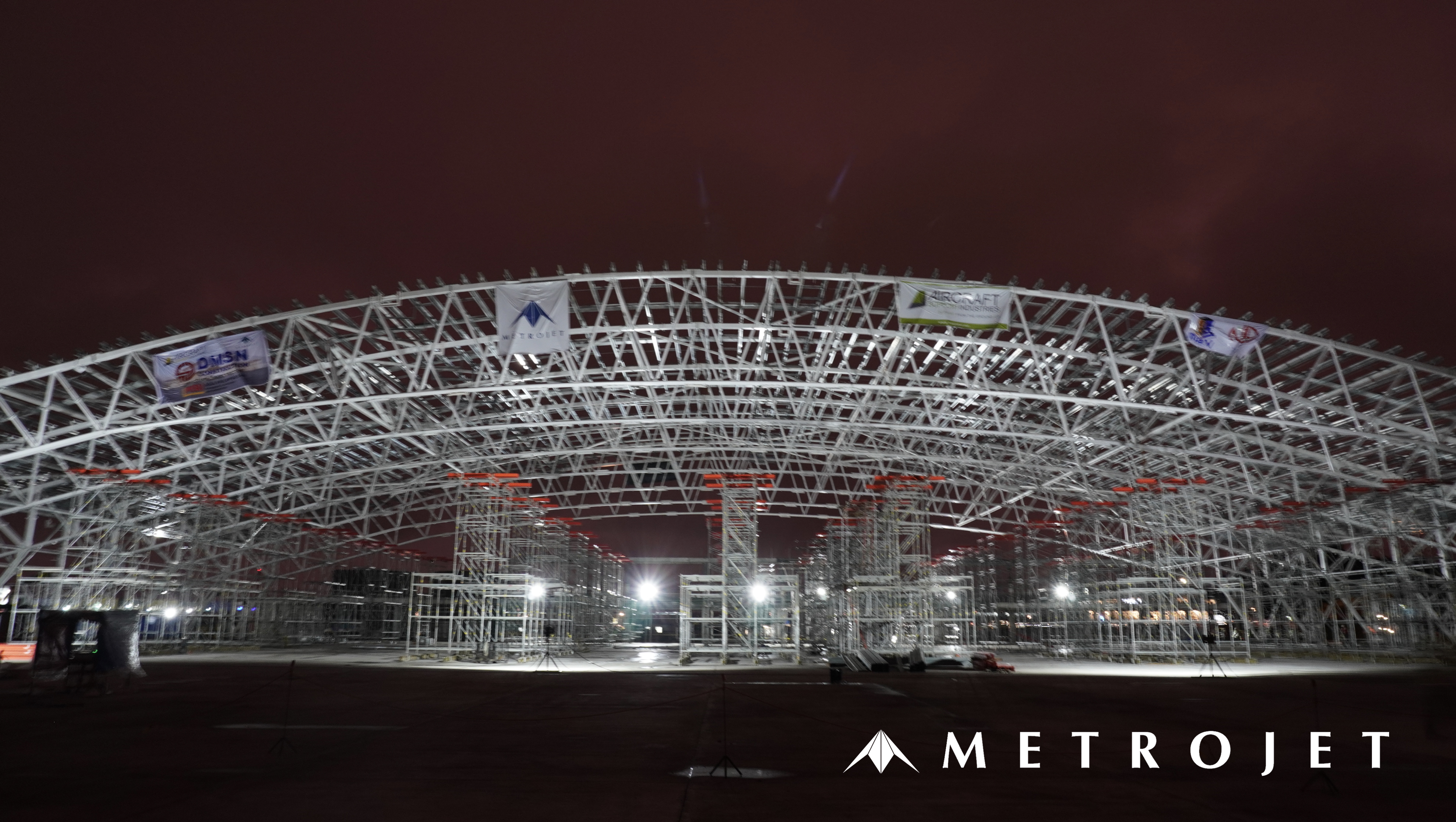 METROJET CLARK NEW HANGAR PARKING & MAINTENANCE FACILITYHANGAR STRESSED ...